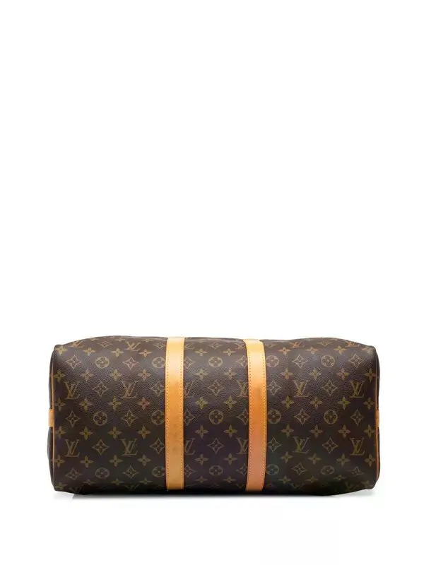 LOUIS VUITTON 1996 Monogram Keepall Bandouliere 45 Travel Bag