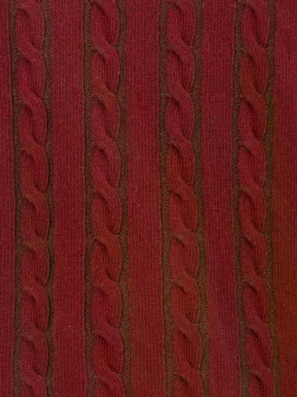 LORENZONI Cable-knit Roll-neck Sweater