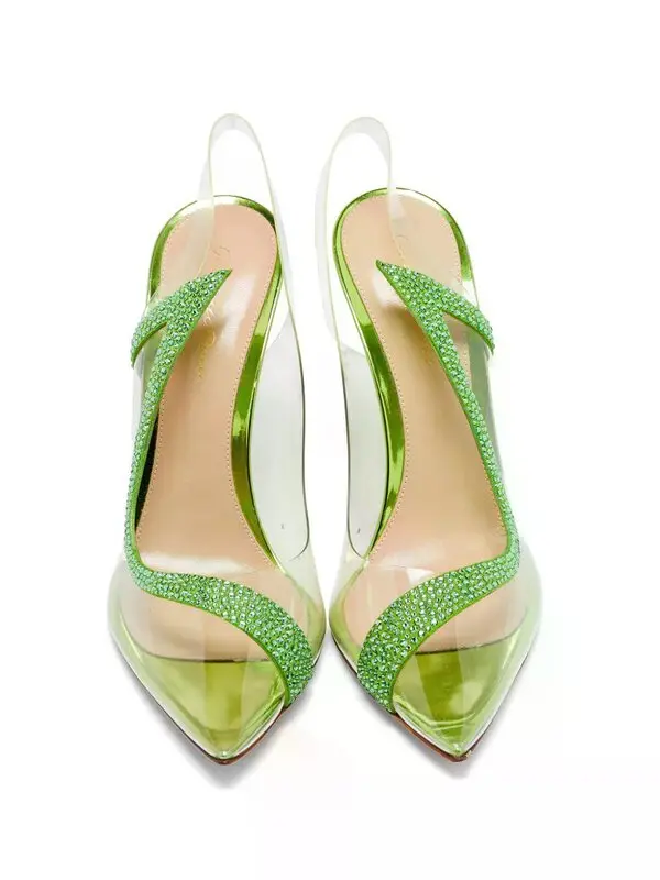 GIANVITO ROSSI Hortensia Crystal-embellished Pumps