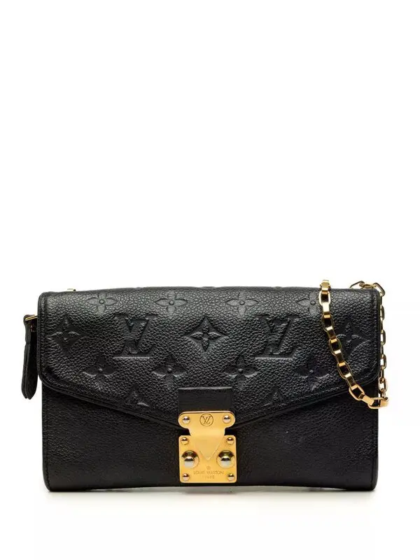 LOUIS VUITTON 2015 Monogram Empreinte Pochette Saint Germain Crossbody Bag