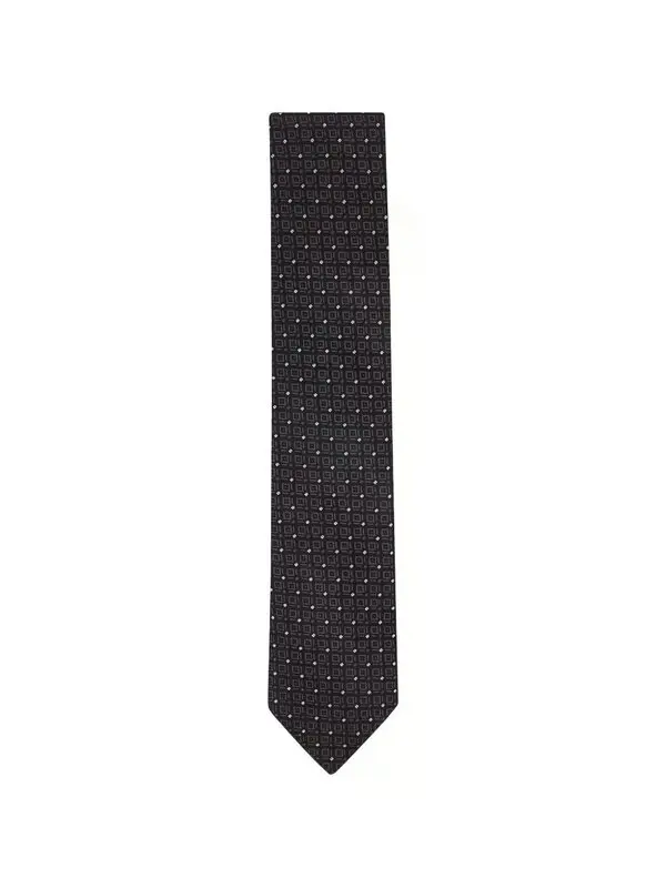 Zegna Geometric-patterned Tie