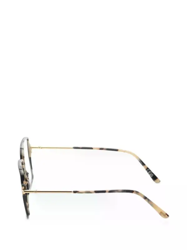 TOM FORD T-logo Square-frame Glasses