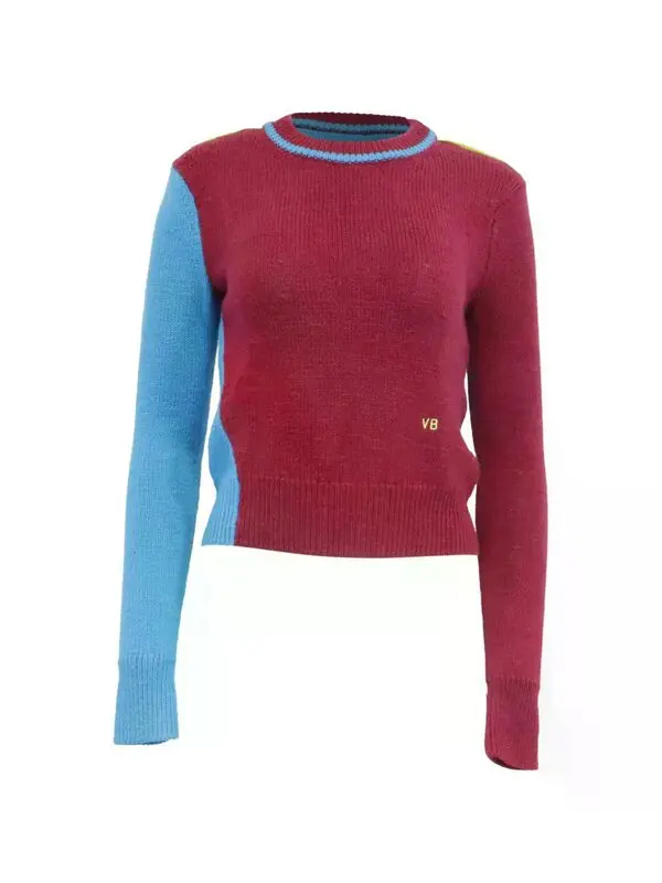 Victoria Beckham 2010s Colour-block Sweater - Red