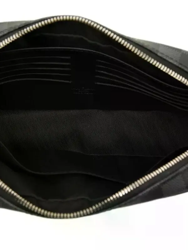 LOUIS VUITTON 2020 Damier Graphite Kasai Clutch Bag