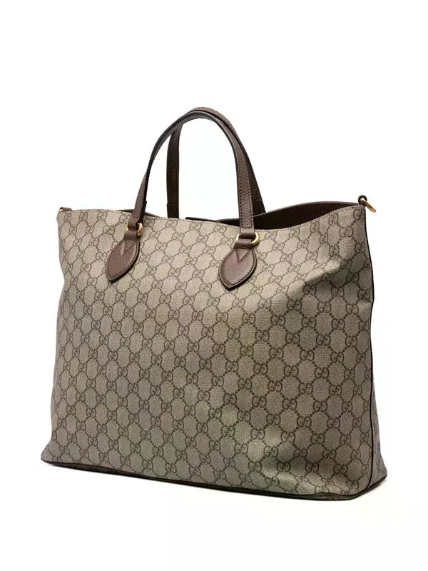 Gucci 2000-2015 Medium Gg Supreme Courrier Soft Tote Satchel