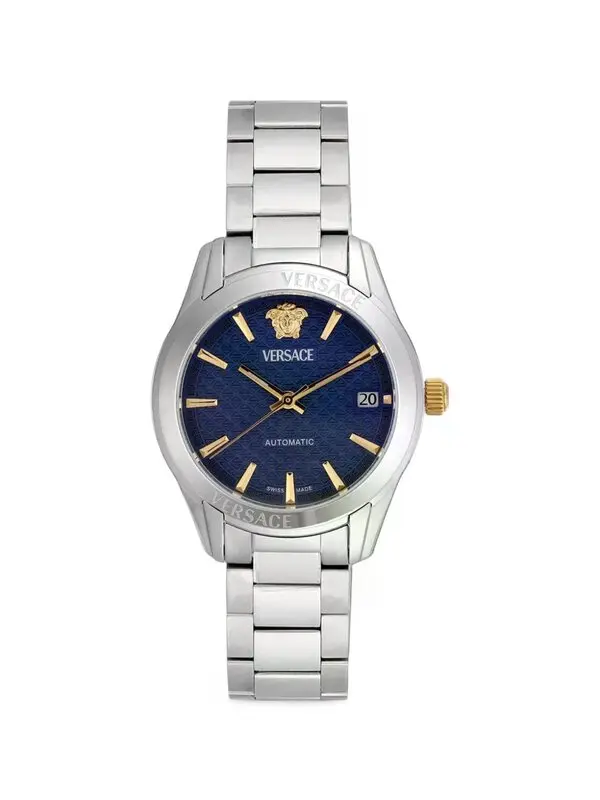 Versace Greca 35mm Watch - Blue