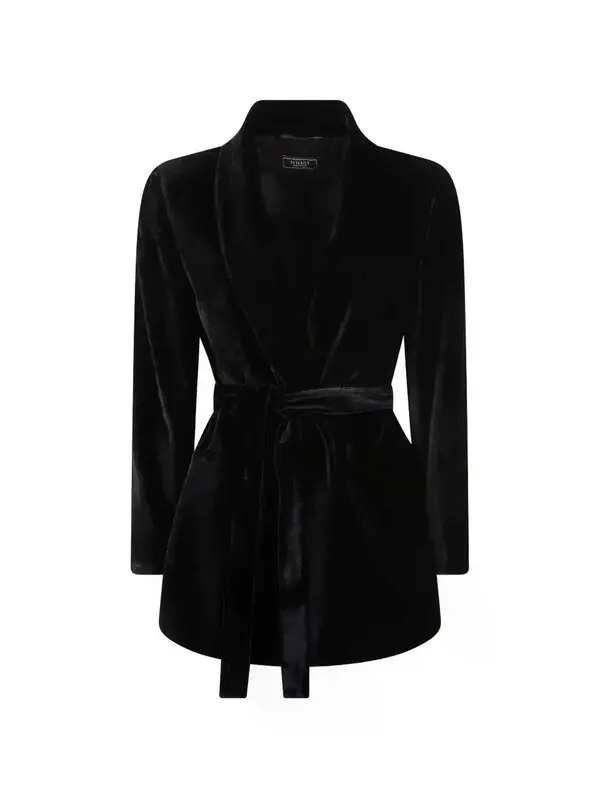 Peserico Velvet Belted Jacket
