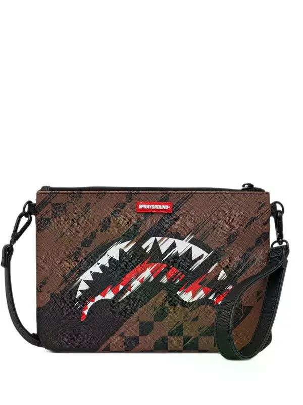 SPRAYGROUND Sharks In Paris Crossbody Bag - Brown