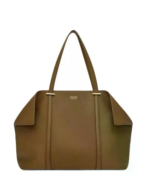 FERRAGAMO Folded Tote Bag - Brown