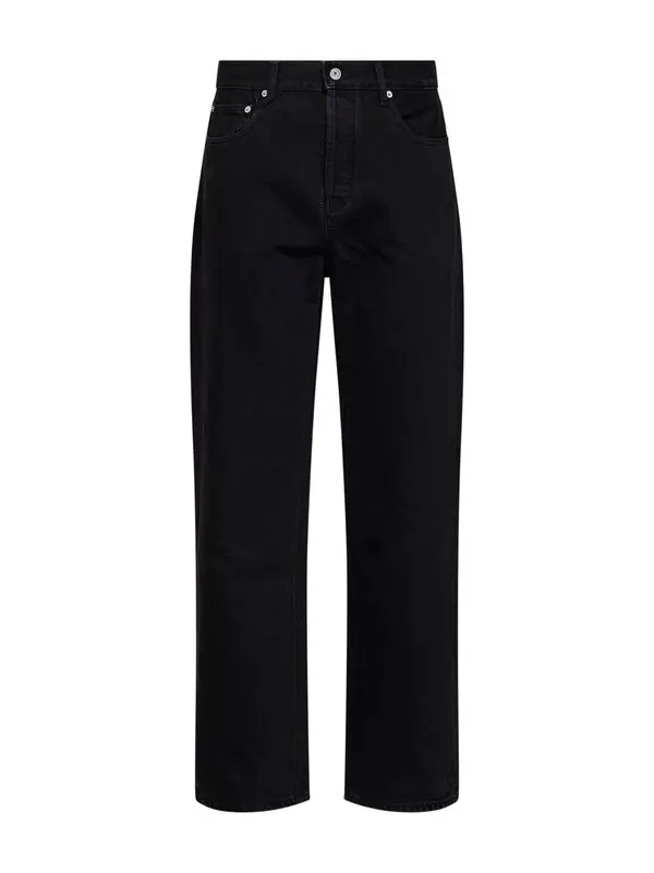 Jacquemus Black The Straight De-nîmes Washed Denim Jeans
