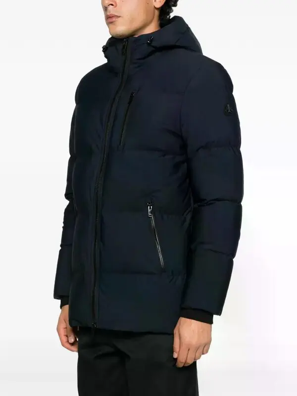 Moose Knuckles Soho 3q Quilted Hooded Coat