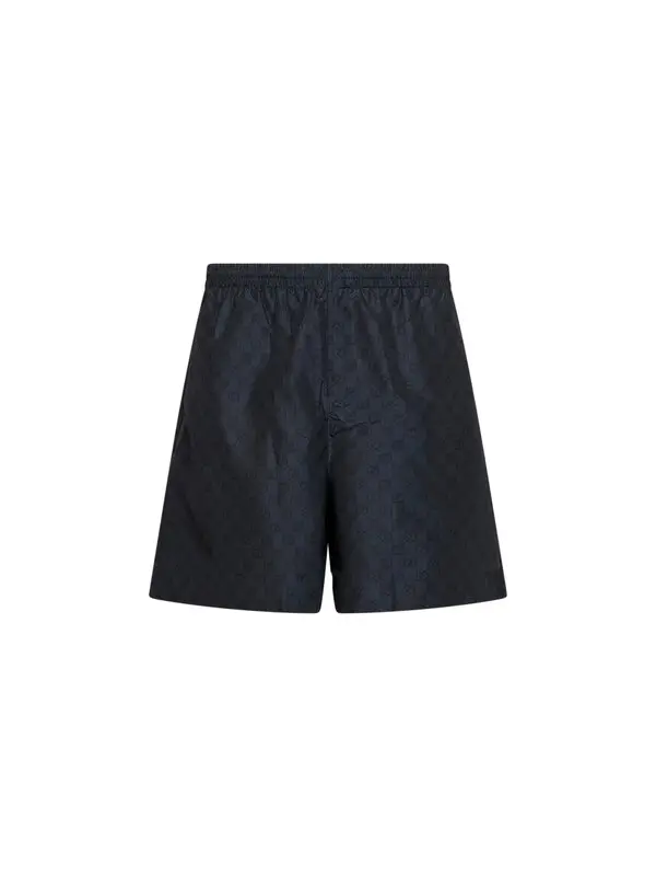 Gucci Black Printed Polyester Poplin Swimsuit - Multicolor