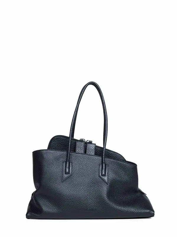 Attico Black La Passeggiata Medium Top Handle Bag - Multicolor