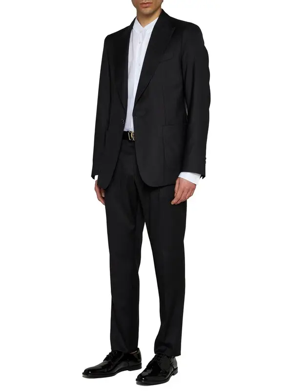 Dolce & Gabbana Black Wool And Silk Miami Single-breasted Blazer