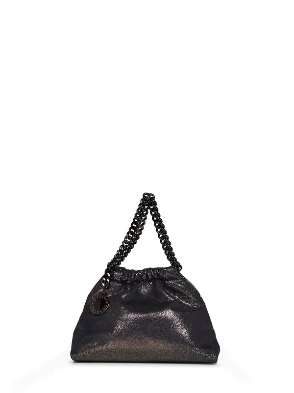 Stella McCartney Dark Navy Falabella Mini Drawstring Crossbody Bag