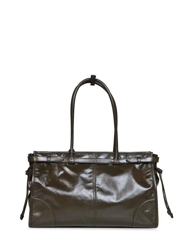 Prada Borse Forest Green Bonnie Large Handbag