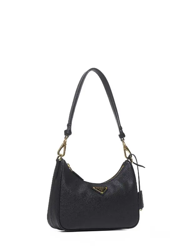 Prada Borse Black Re-edition Mini Bag