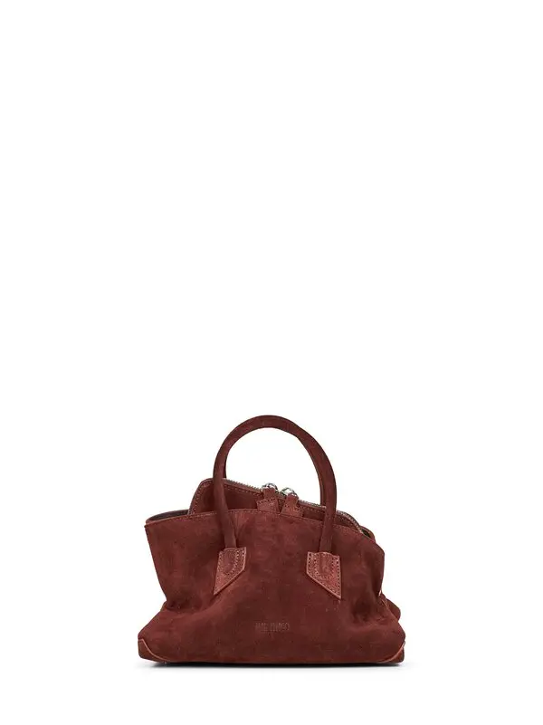Attico Light Chocolate La Passeggiata Mini Top Handle Bag - Multicolor