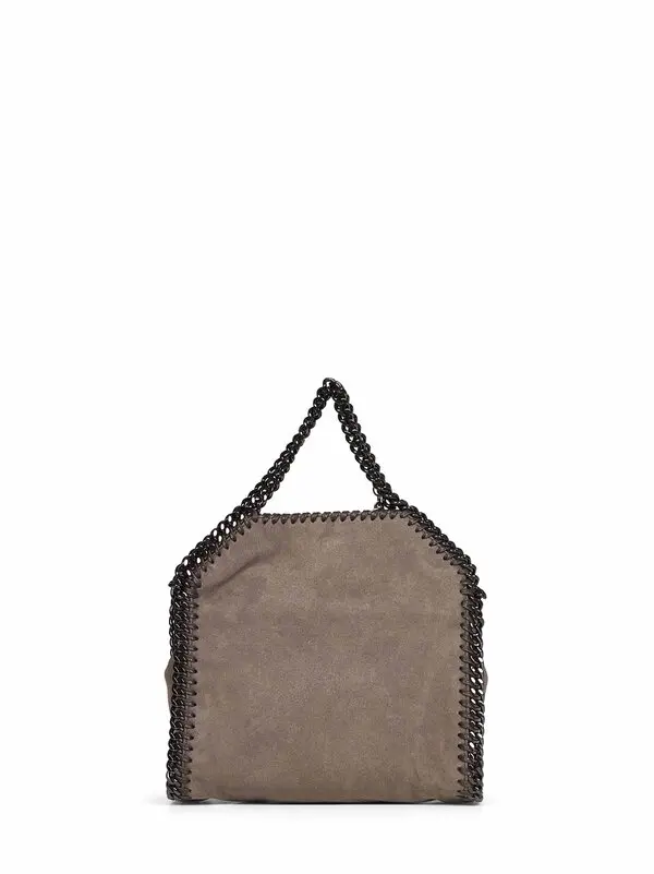 Stella McCartney Grey Taupe Falabella Tiny Bag