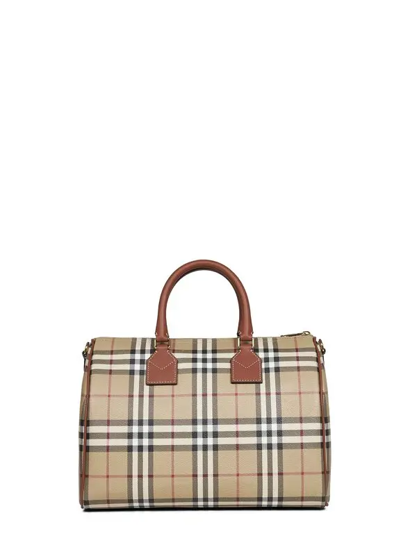 Burberry Archive Beige Check Medium Bowling Bag