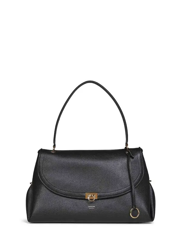 FERRAGAMO Black Sofia 2026 Shoulder Bag - Multicolor
