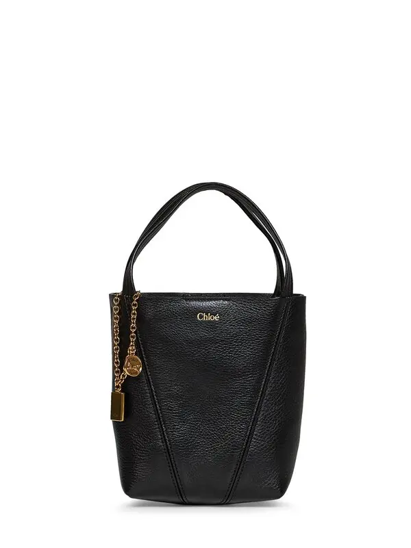 Chloé Black Spin Small Tote Bag - Multicolor