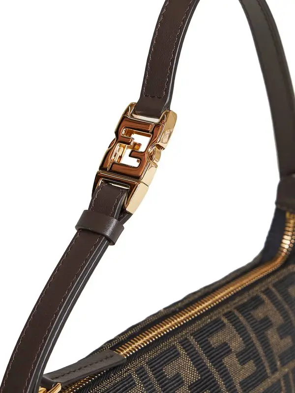 Fendi Brown Vanity Monogram Hand Bag