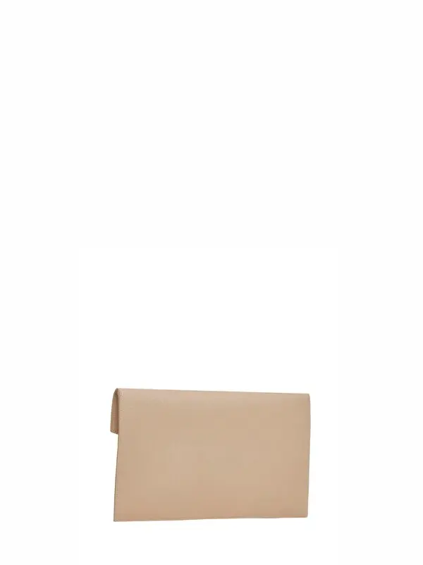 Saint Laurent Uptown Clutch In Grain De Poudre Embossed Leather - Multicolor