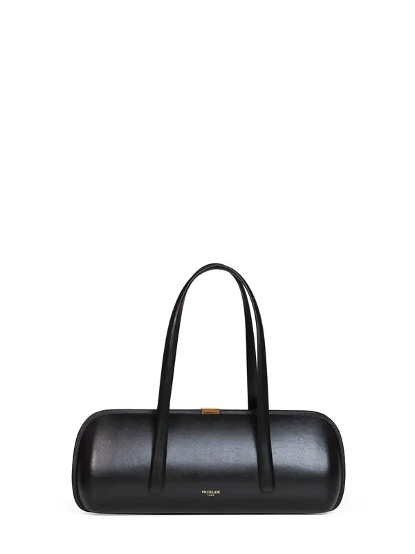 MUGLER Black Black Aurora Handbag - Multicolor