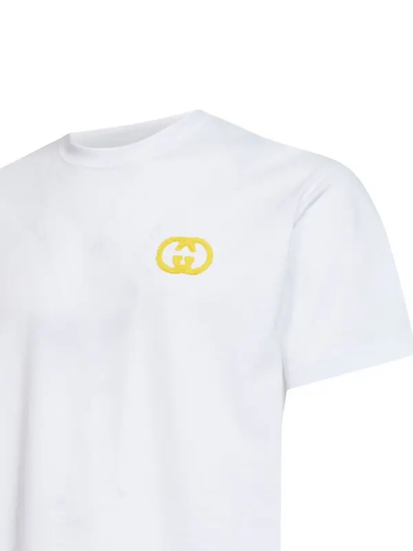 Gucci White Medium Cotton Jersey T-shirt