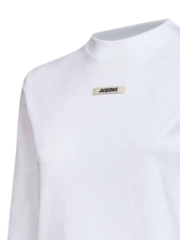 Jacquemus White The Gros Grain Long-sleeved T-shirt - Multicolor