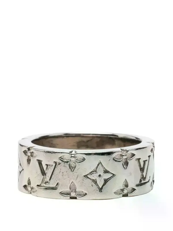 LOUIS VUITTON 2024 Brass Mosaic Ring M Costume Ring