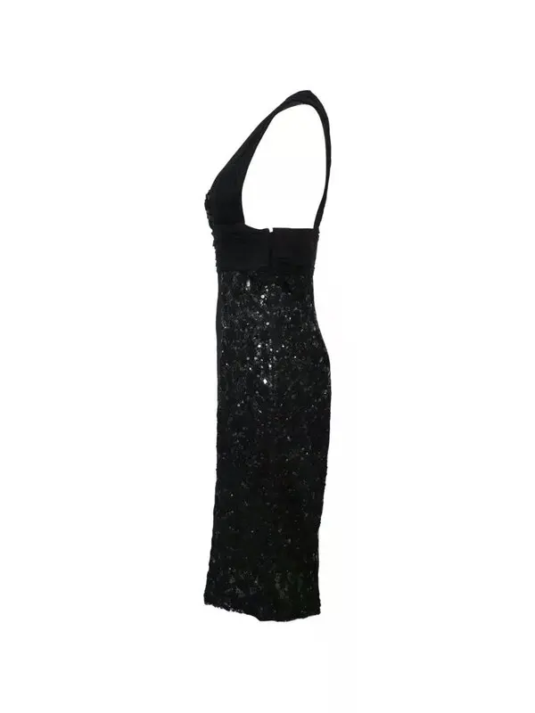 Versace Sequin Halter Neck Dress