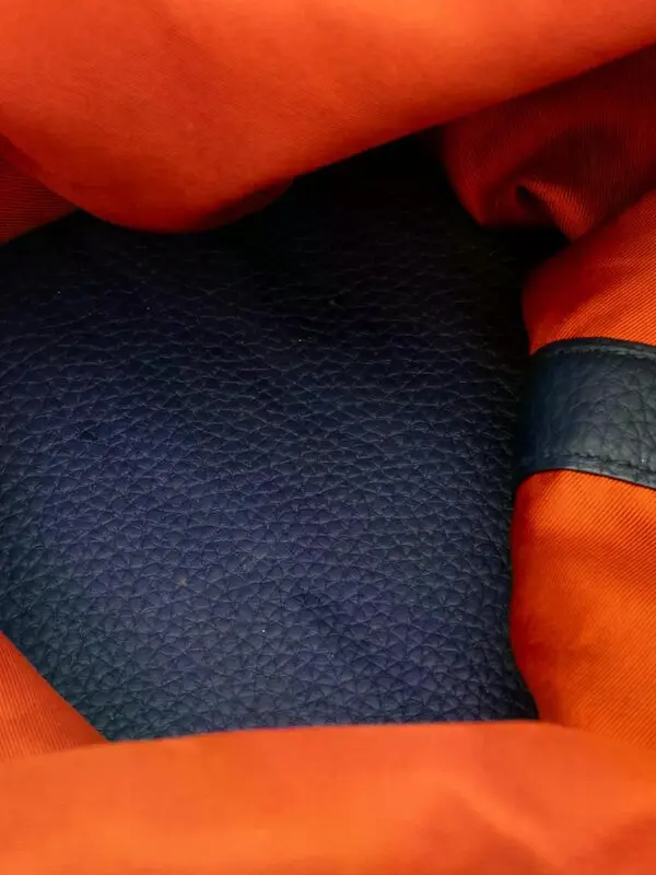 Hermès 2013 Silk And Evercolor Carre En Cravates Sac Soie Cool 22 Backpack