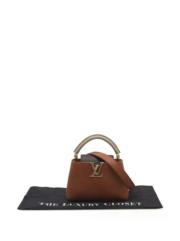 LOUIS VUITTON Mini Capucines Top-handle Tote Bag