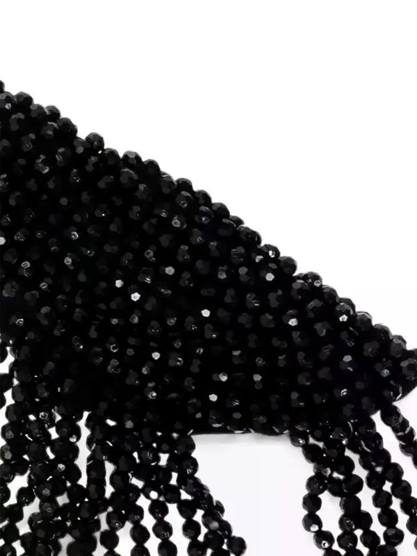 FORTE_FORTE Beaded Fringed Necklace