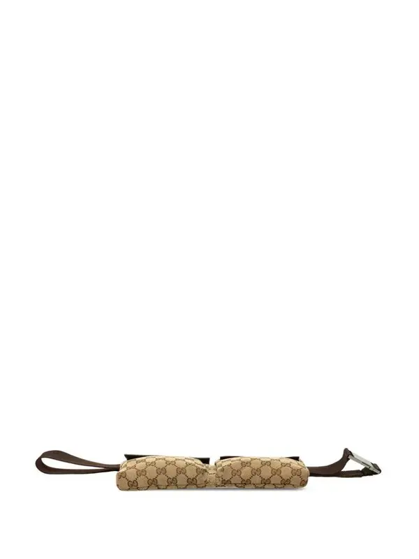 Gucci 2000-2015 Gg Canvas Double Pocket Belt Bag