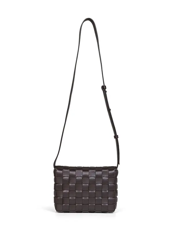 Bottega Veneta Espresso Orto Messenger Bag