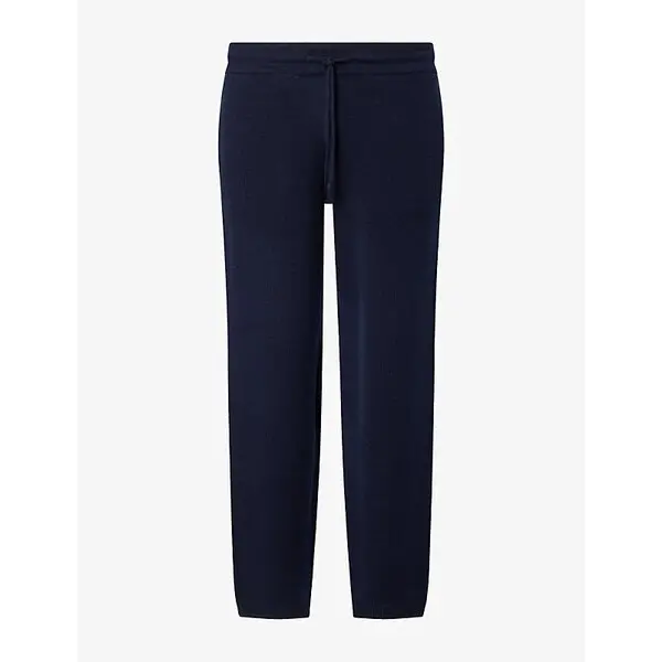 Soft Goat Regular-fit Cashmere Jogging Bottoms Xxl - Navy