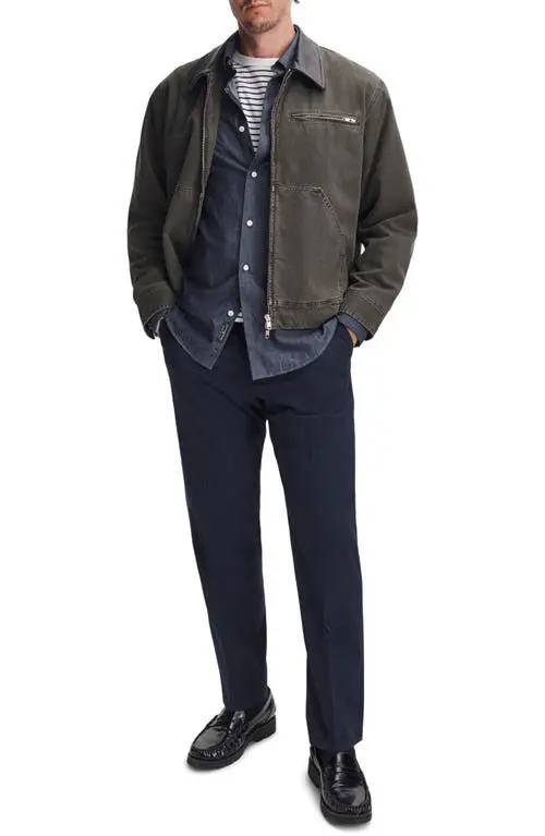 Rag & Bone Tailored Pocket Cotton Button Down Shirt
