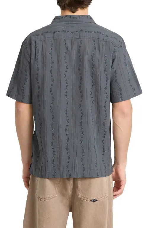 Quiksilver Dusk Jacquard Camp Shirt - Iron Gate