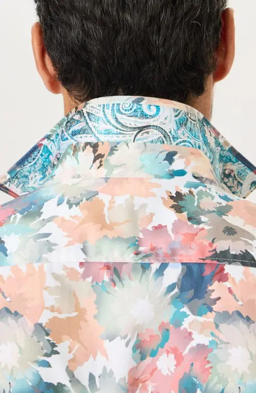 Robert Graham Primsland Short Sleeve Button Up Shirt