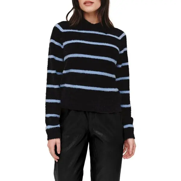 Bella Dahl Striped Collared Sweater - Nightfall
