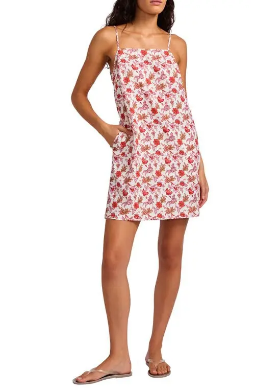 Seafolly Bandeau Minidress Cover-up - Ecru