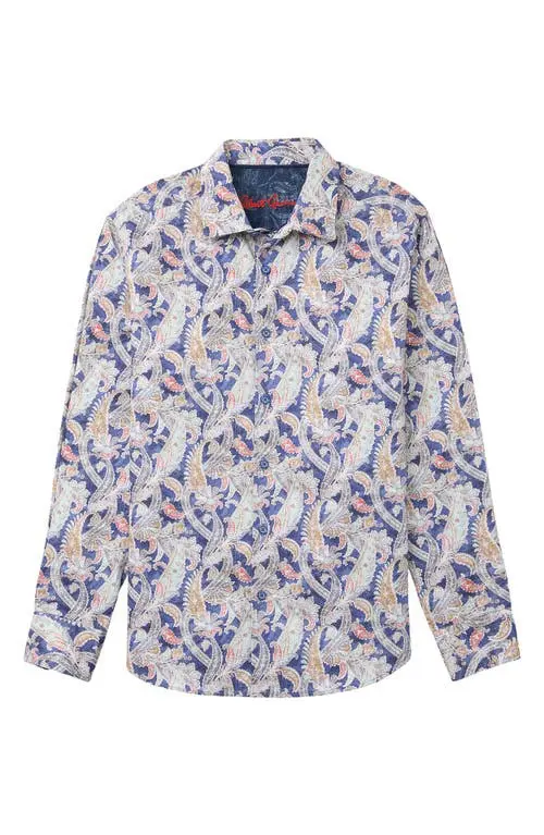 Robert Graham Shoreditch Print Long Sleeve Shirt - Multi