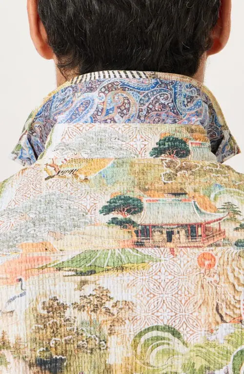 Robert Graham Tengu Short Sleeve Button Up Shirt
