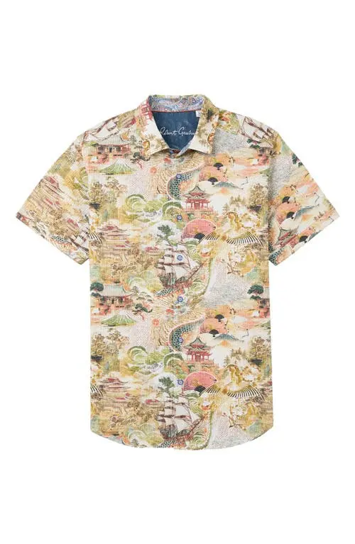 Robert Graham Tengu Short Sleeve Button Up Shirt