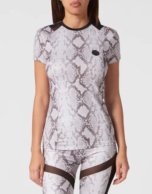PLEIN SPORT T-shirt Round Neck Ss Pitone