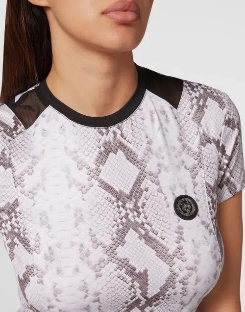 PLEIN SPORT T-shirt Round Neck Ss Pitone