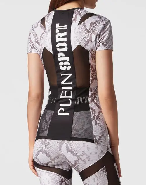 PLEIN SPORT T-shirt Round Neck Ss Pitone